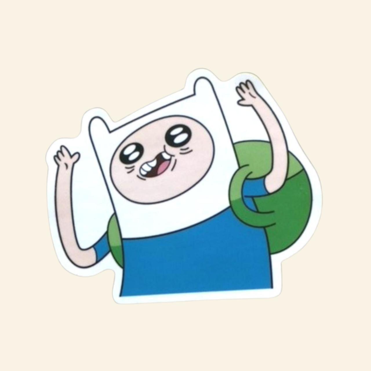 Adventure Time Sticker - Finn the Human CUSTOM... - Depop