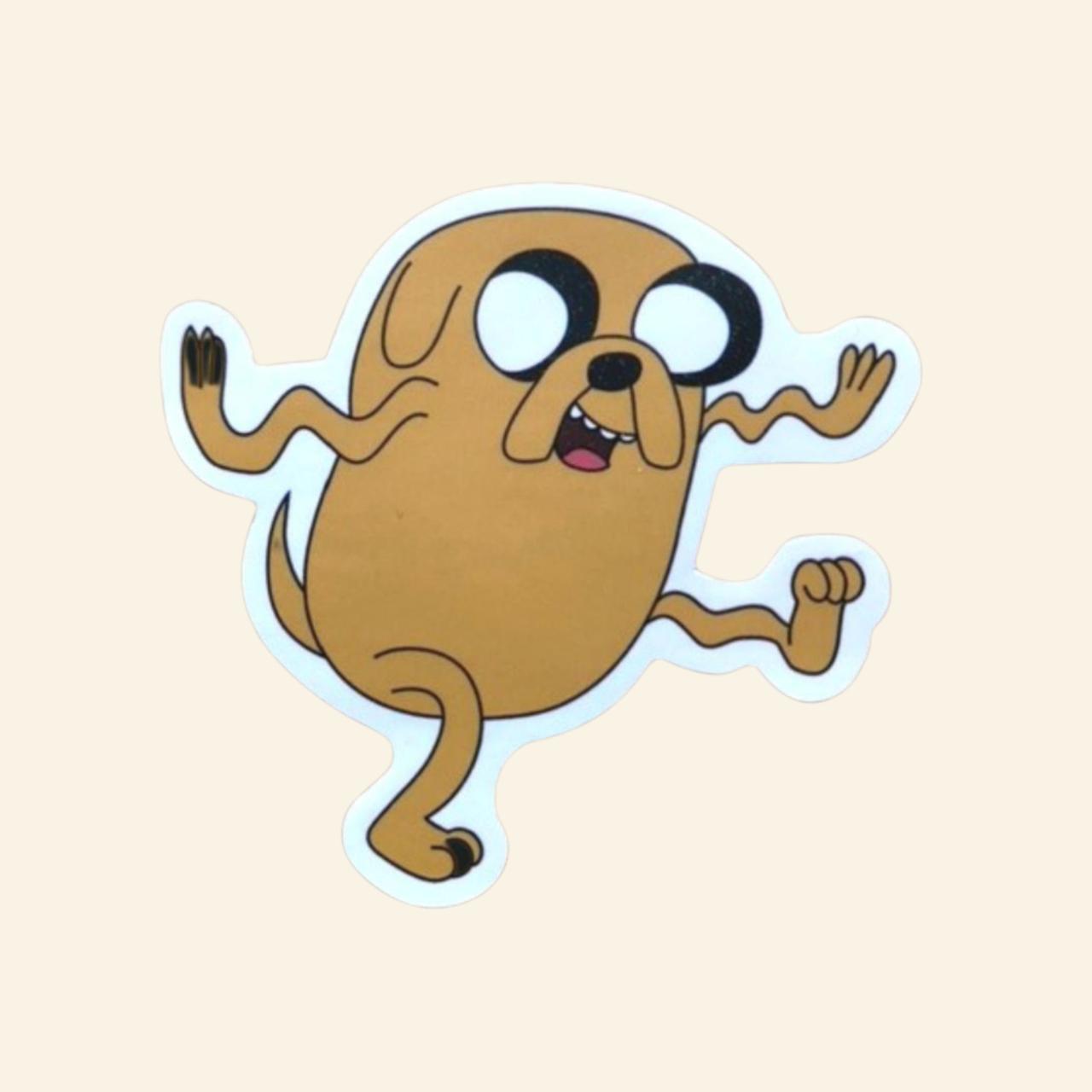 Adventure Time Sticker - Jake the Dog CUSTOM... - Depop