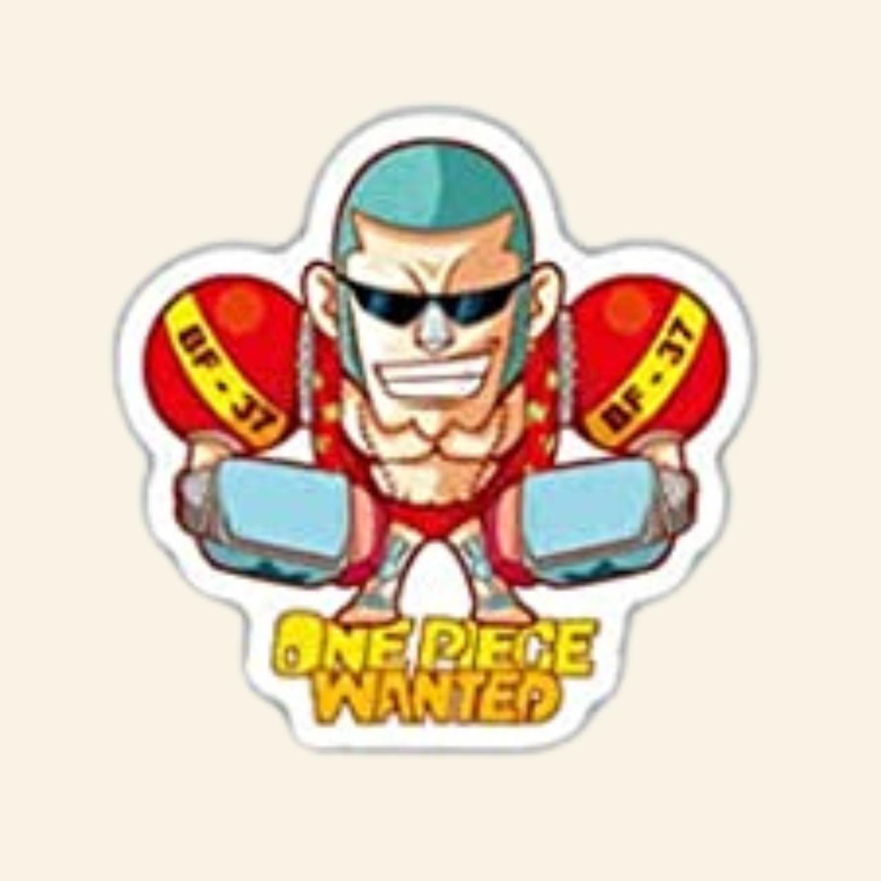 One Piece Wanted Sticker - Vinyl PVC Decal -... - Depop