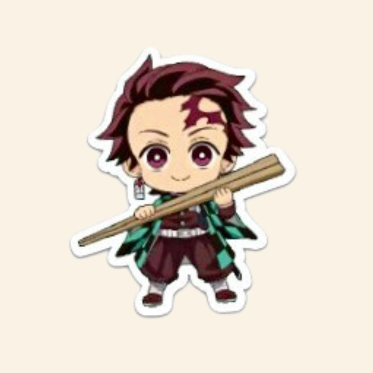 Demon Slayer: Kimetsu no Yaiba Vinyl PVC Sticker... - Depop