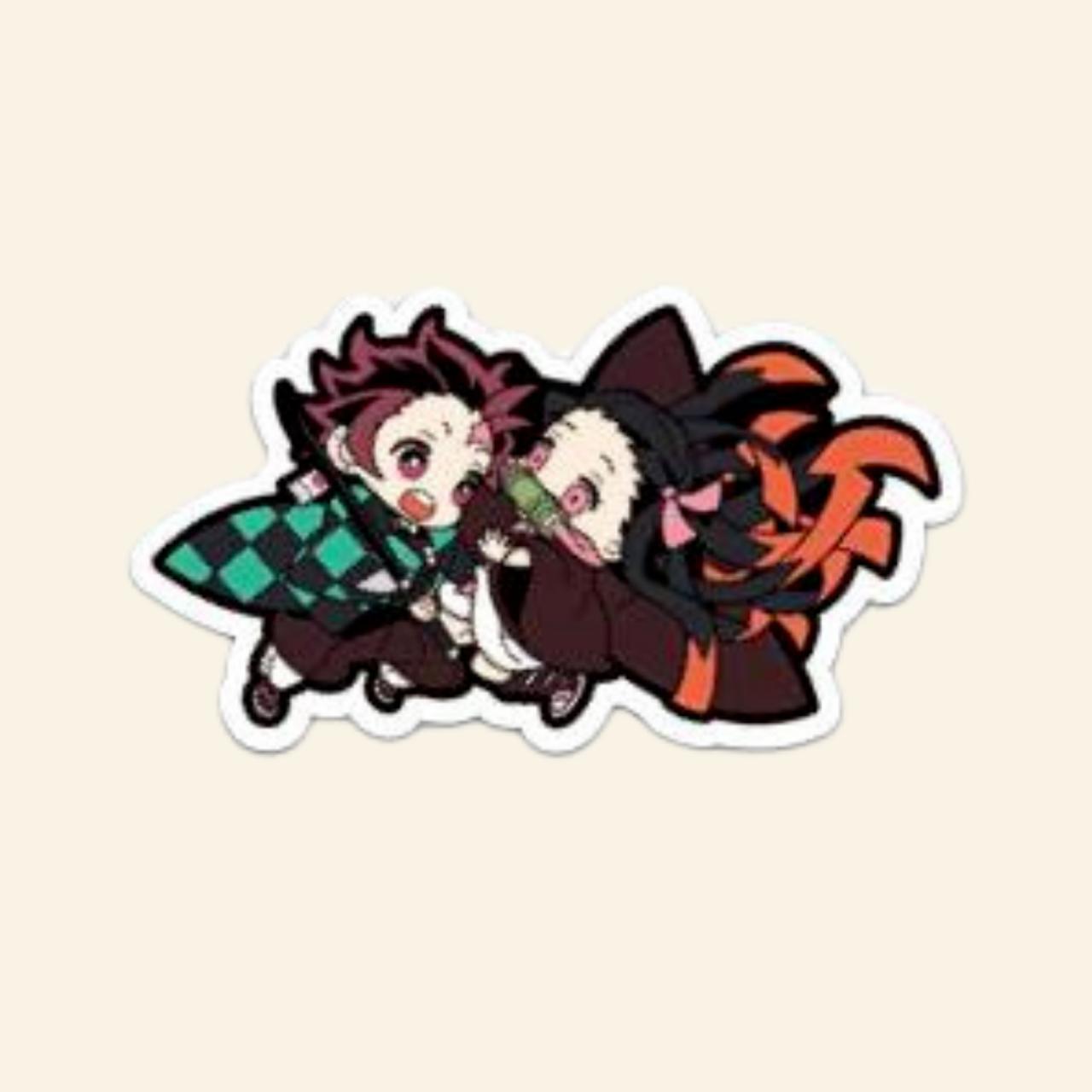 Demon Slayer Vinyl PVC Sticker Decal - Chibi Tanjiro... - Depop