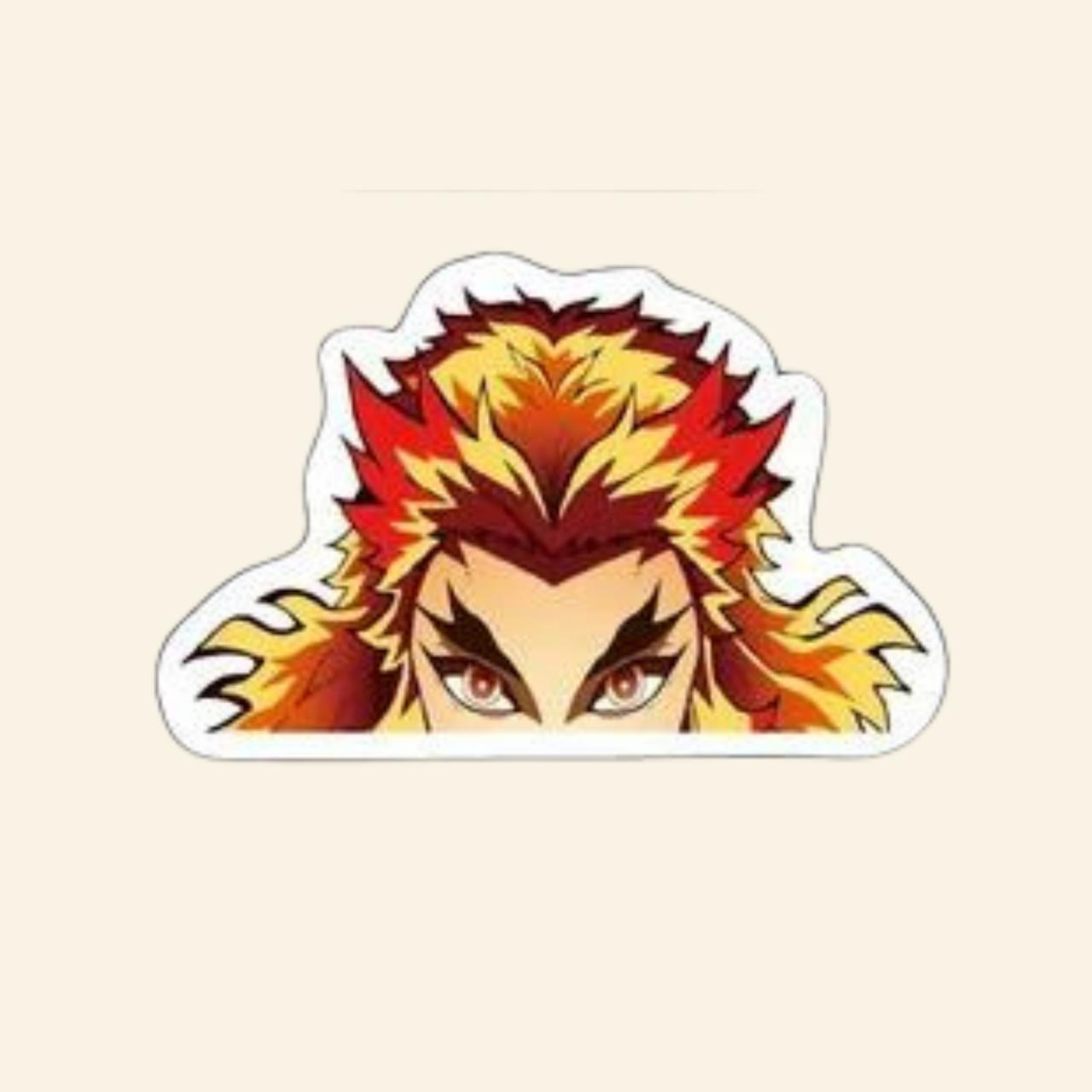 Demon Slayer: Kimetsu no Yaiba Vinyl PVC Sticker... - Depop