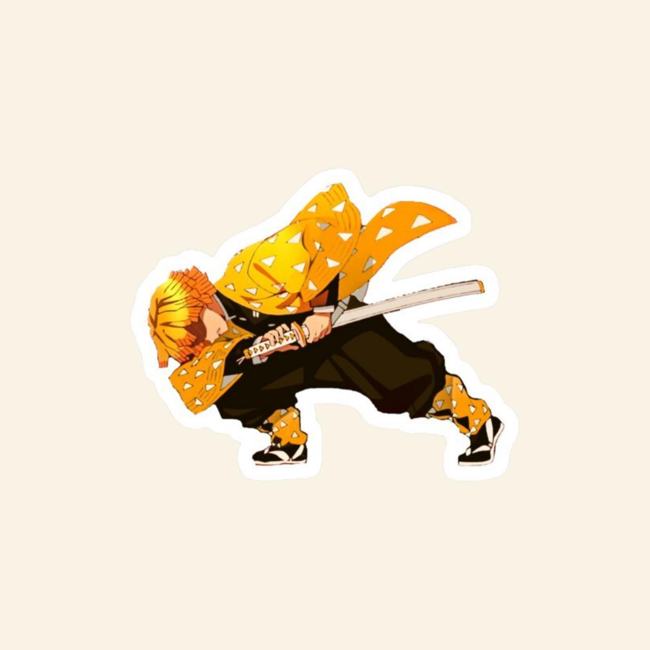 Demon Slayer: Kimetsu no Yaiba Vinyl Sticker Decal -... - Depop