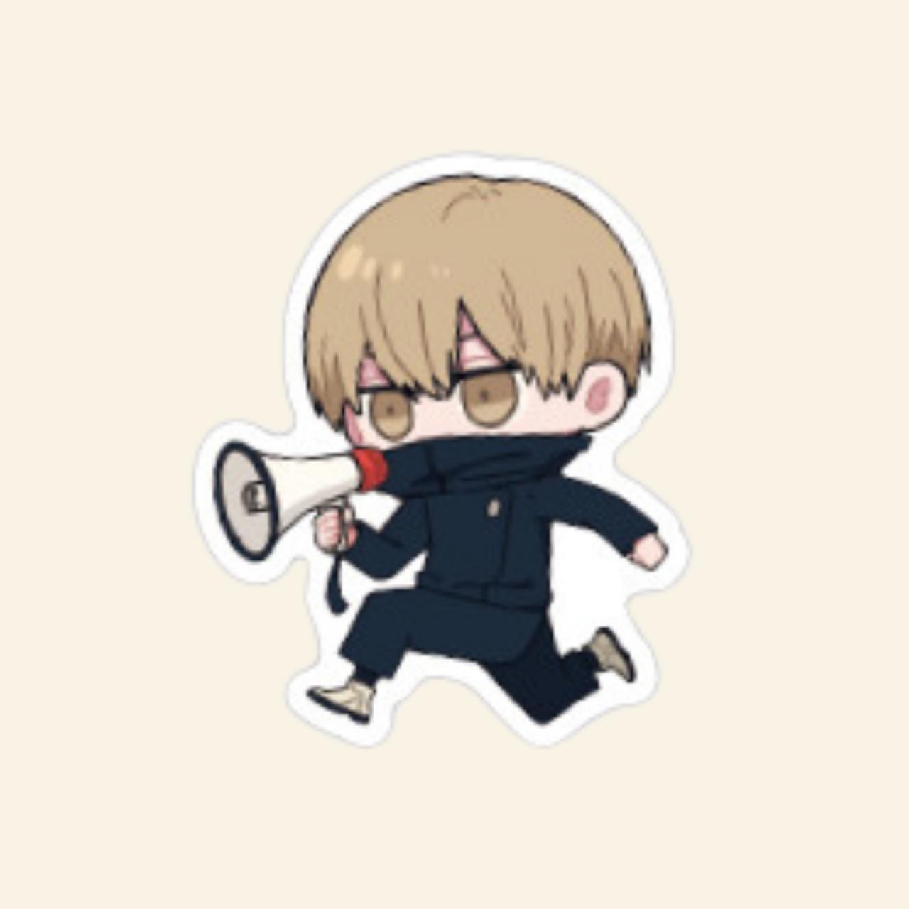 Jujutsu Kaisen Vinyl Matte PVC Decal Sticker - Chibi... - Depop