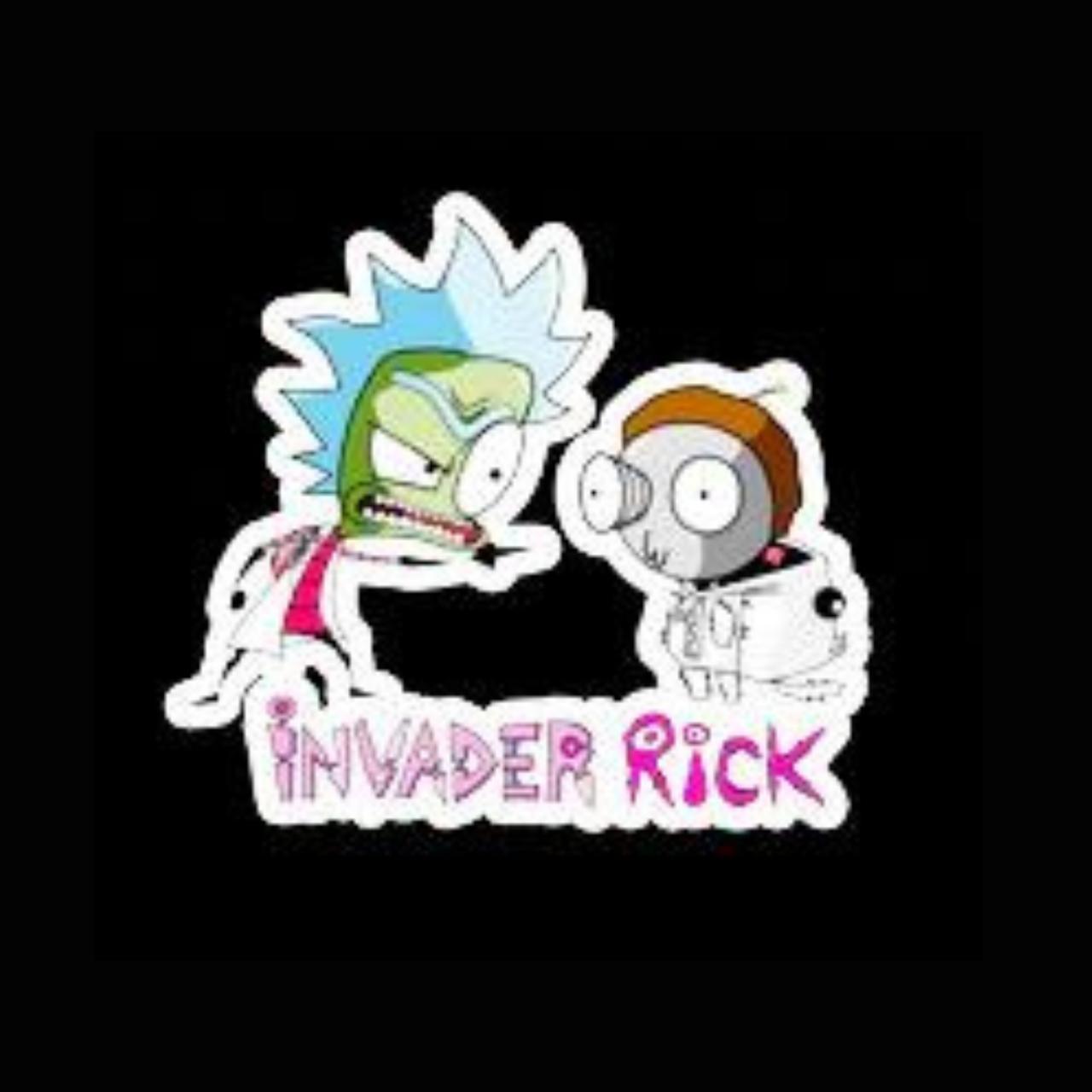 Rick and Morty PVC Vinyl Sticker Decal - Invader... - Depop