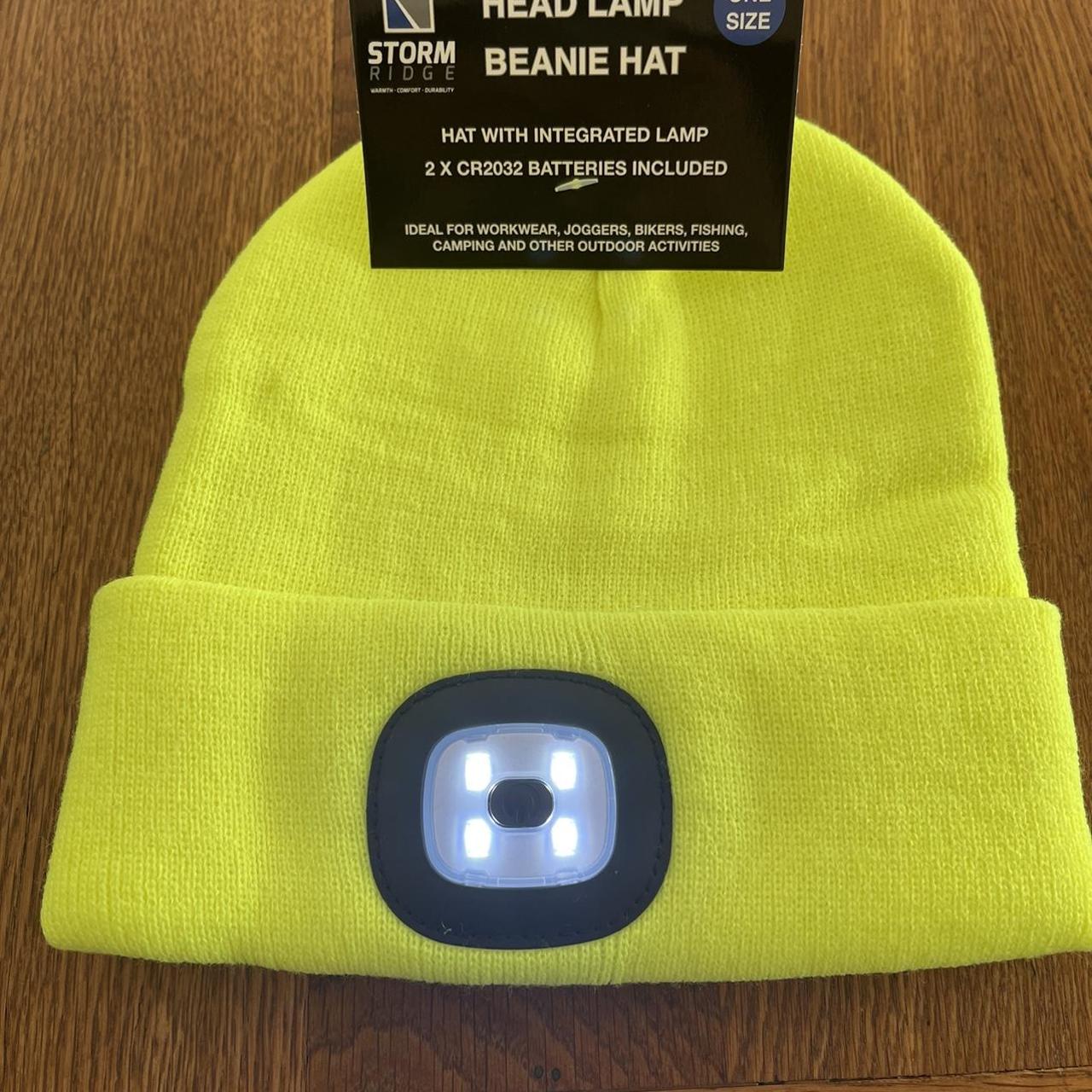 Beanie Hat with LED Head torch Free postage - Depop