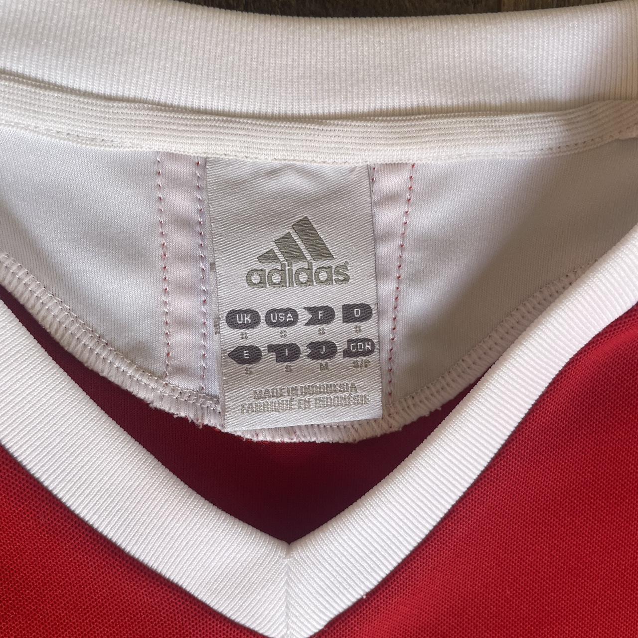 - Red Adidas Soccer Jersey - Would go crazy with... - Depop