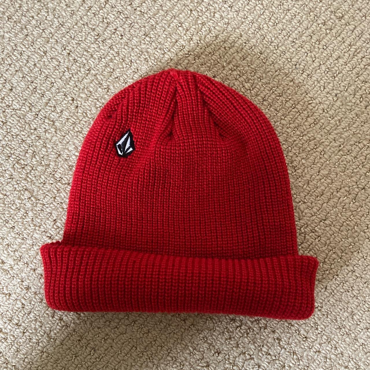 Volcom Men's Red Hat | Depop