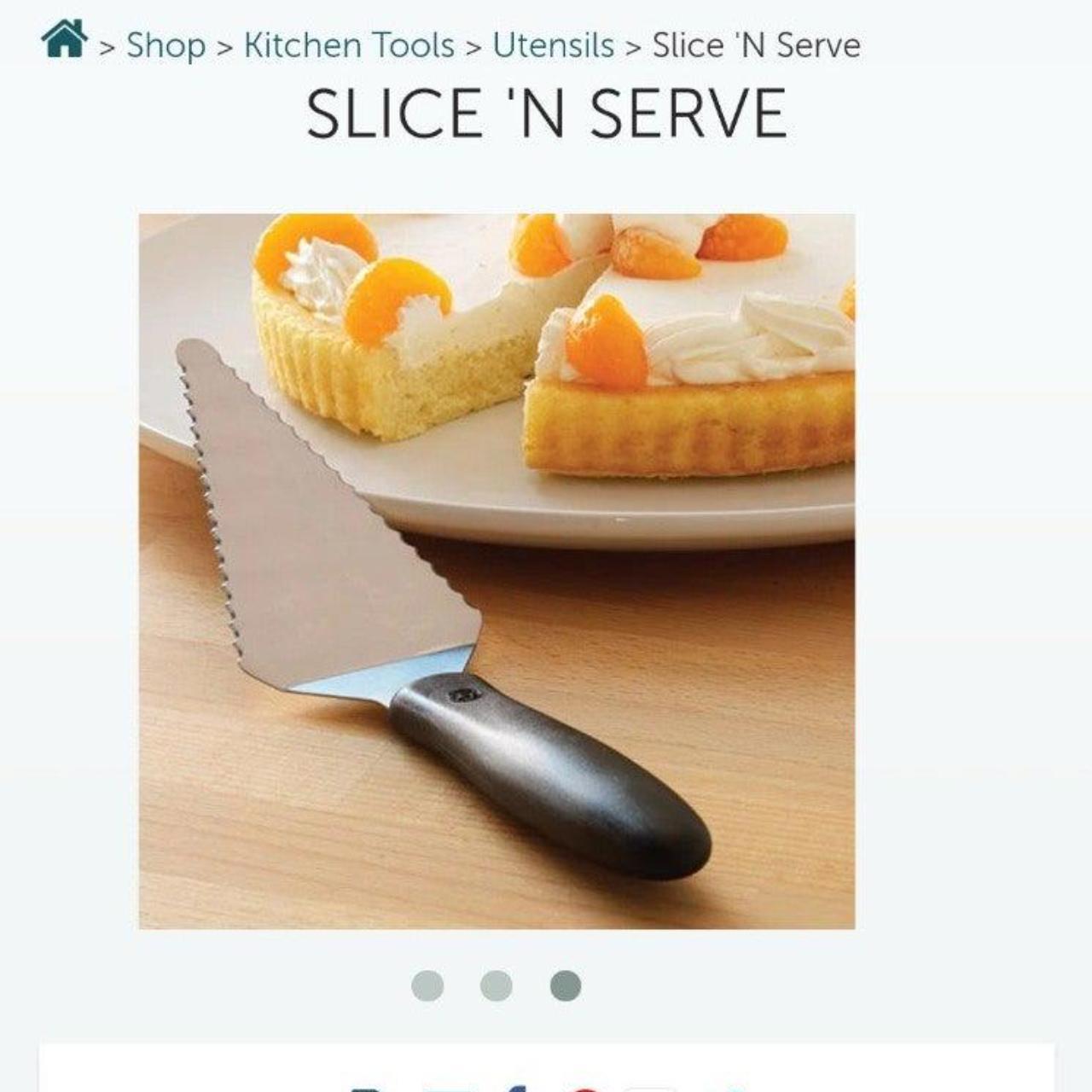 Pampered chef slice n serve. Like new!! I already... - Depop