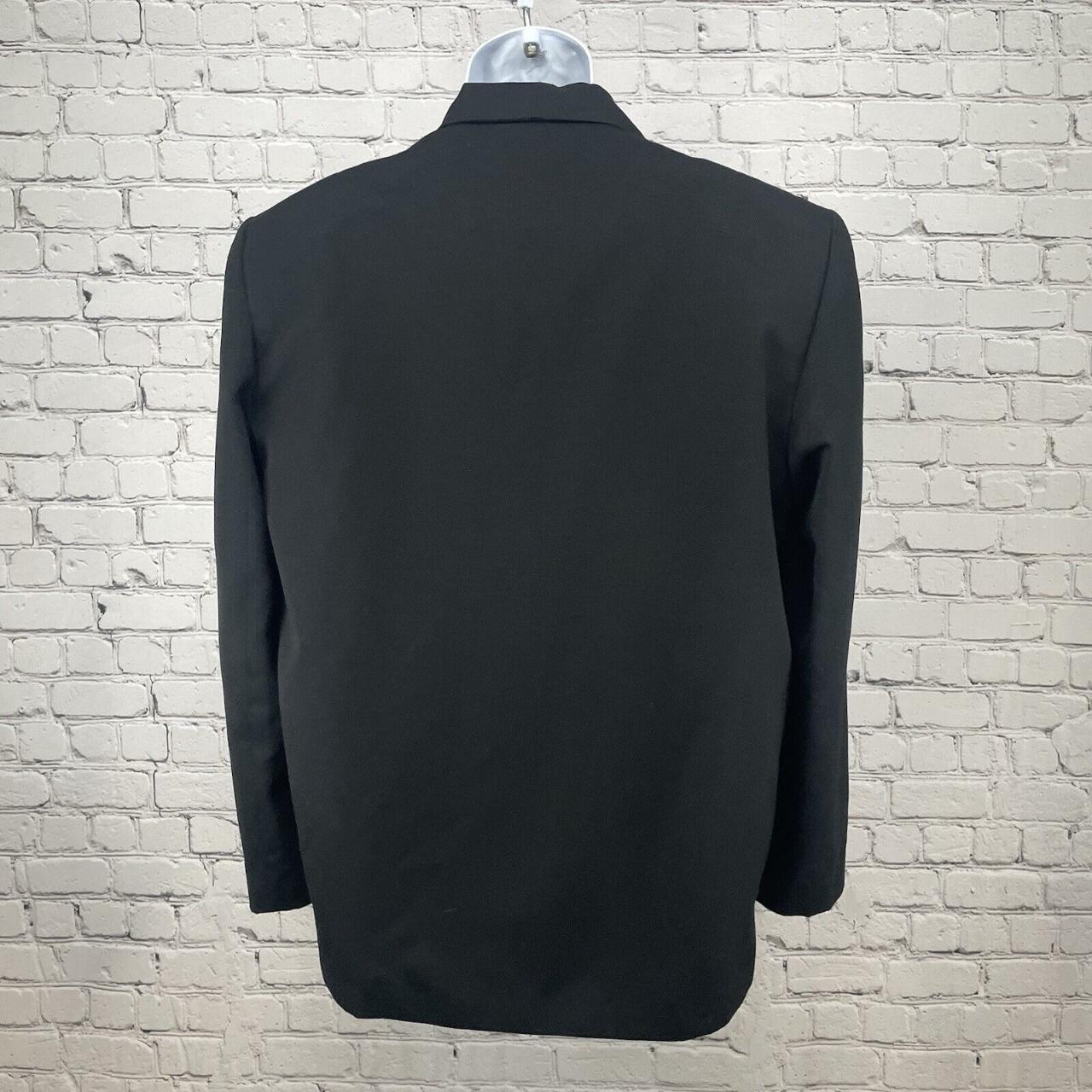 Officer Gentleman Black Tuxedo Suit Blazer One... | Depop