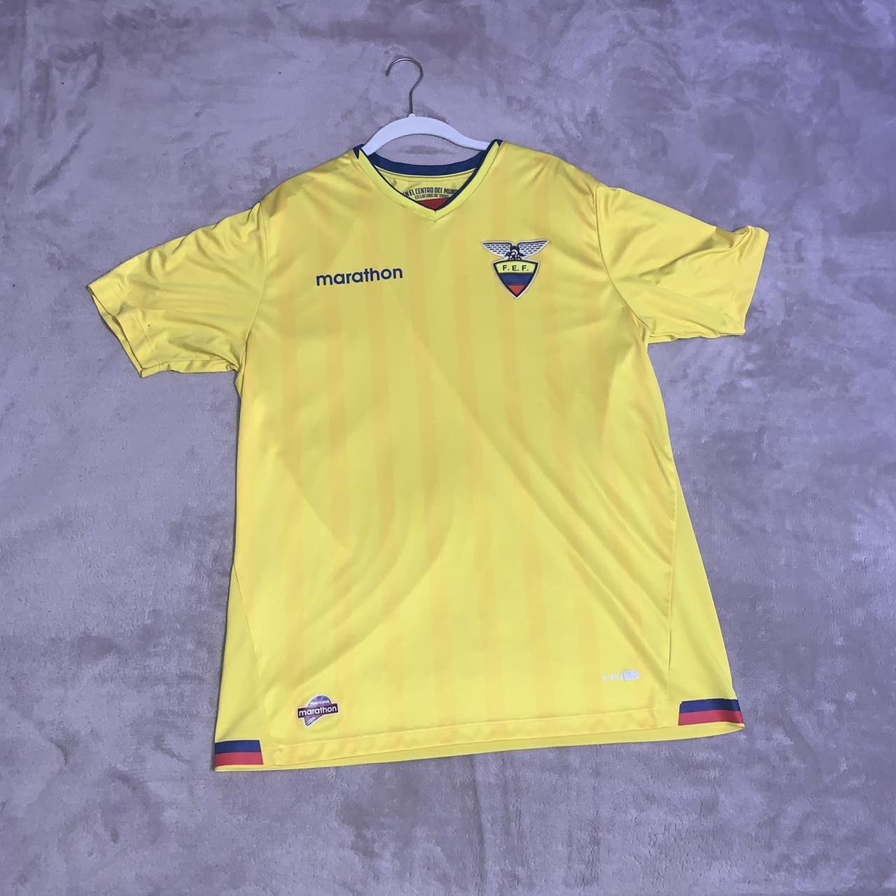 XXL Ecuador Soccer Jersey 8/10 Condition - Depop