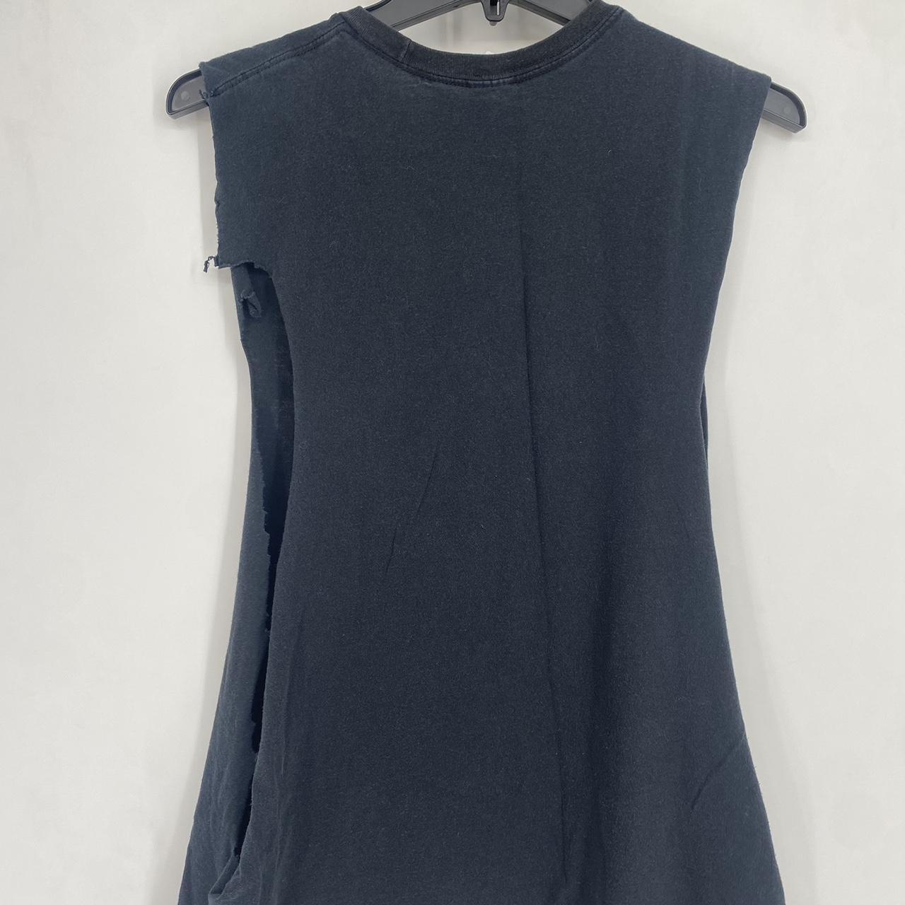 Machine Gun Kelly MGK Ripped Letters Cut Off Tank... - Depop