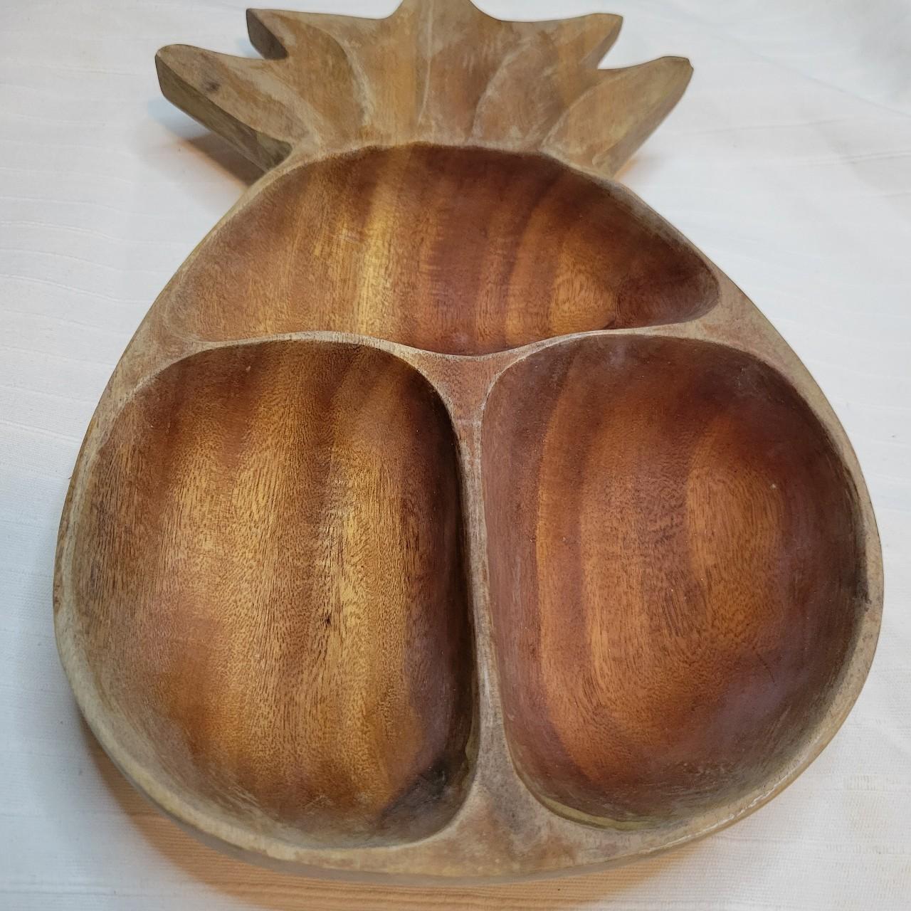 Kamani Wood Pineapple Snack Tray Adorable tropical... - Depop