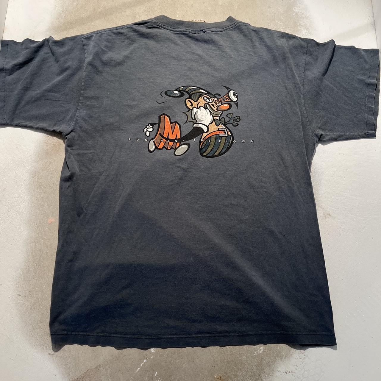 vintage mossimo tee super cool back hit, size large... - Depop