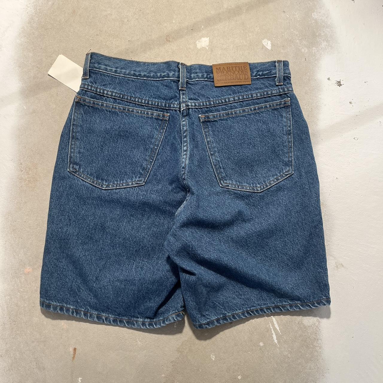 vintage deadstock girbaud jean shorts measures - W 32 - Depop