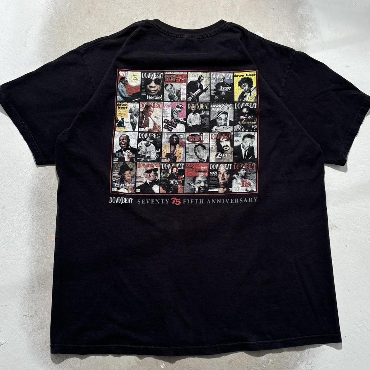 vintage 2000s downbeat magazine shirt size xl - Depop