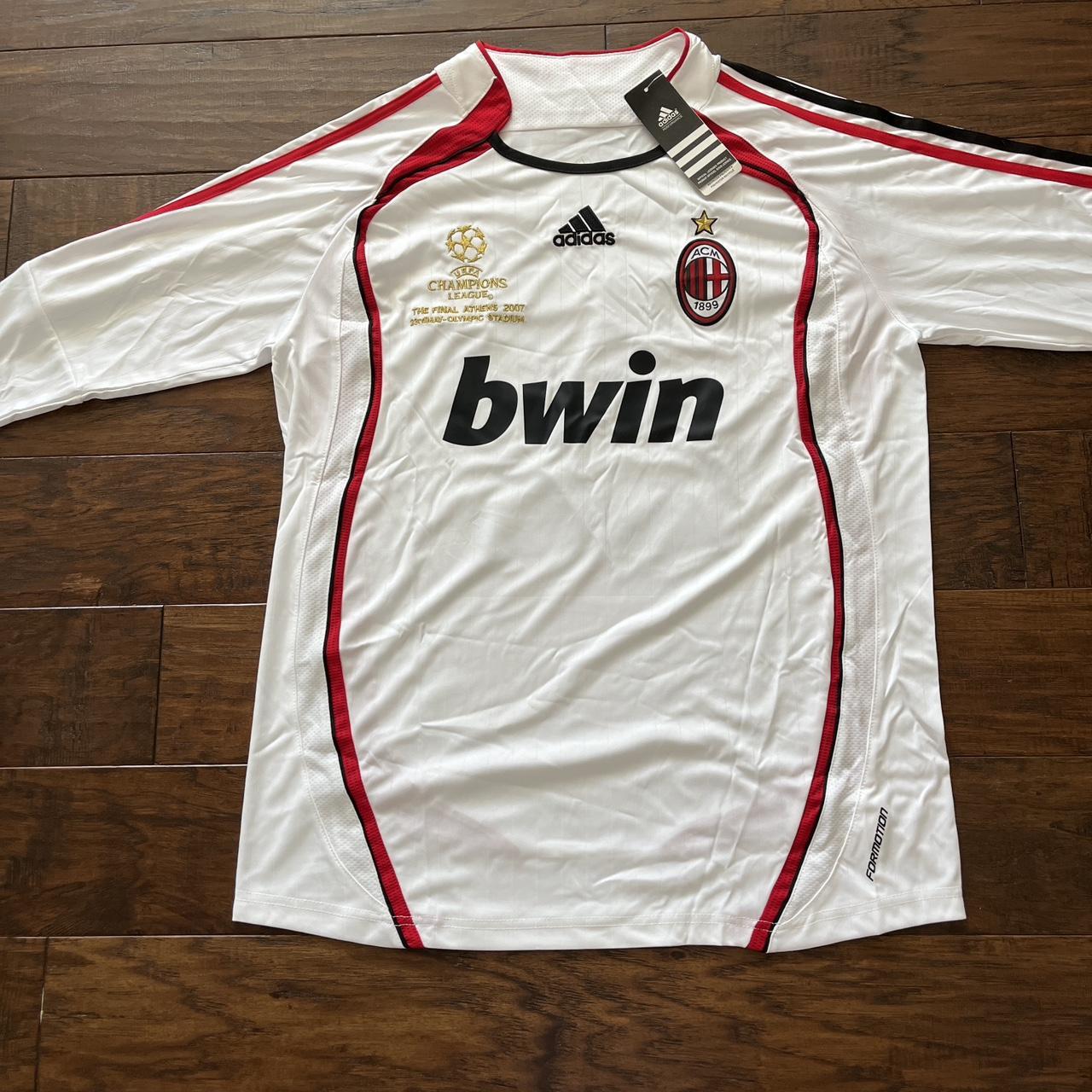 Vintage 2006-07 AC Milan Long Sleeve Kaká Jersey.... - Depop