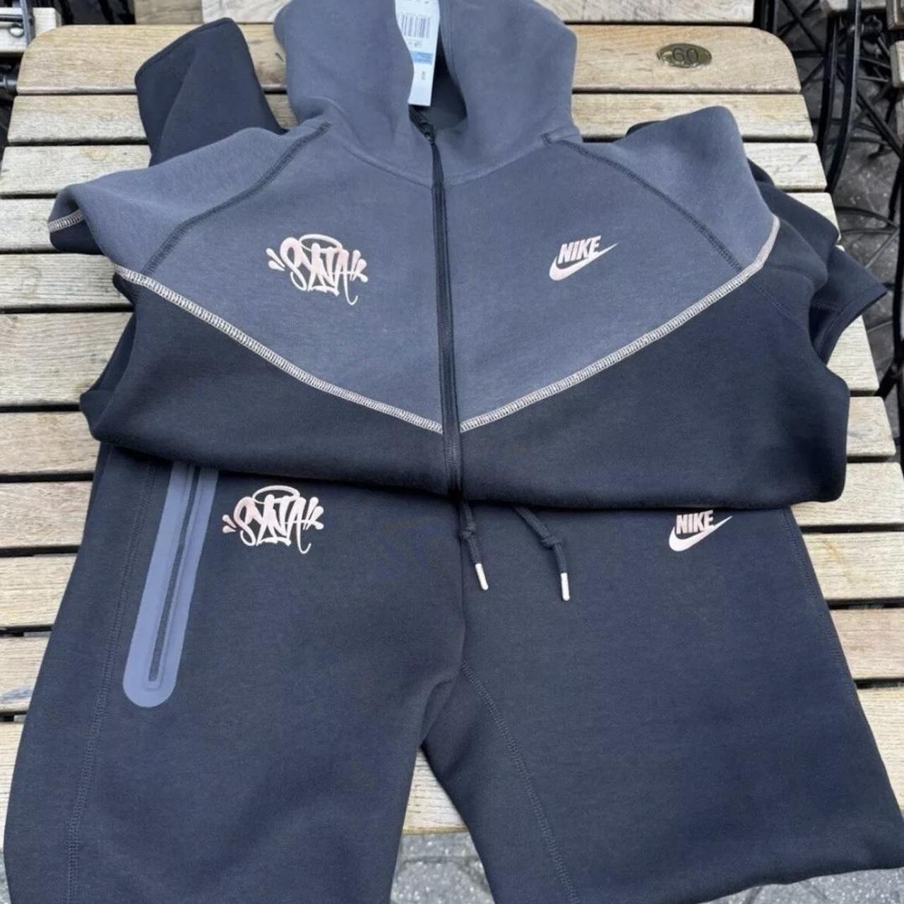 Nike Syna Tech Fleece Central Cee Black Gold (SIZE... - Depop