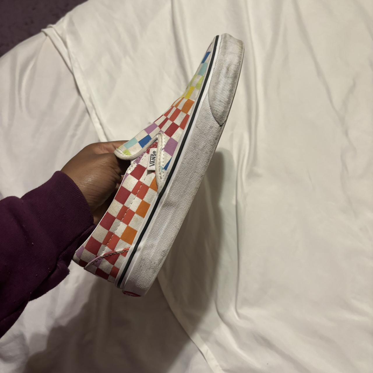 The cutest Rainbow vans! - Depop