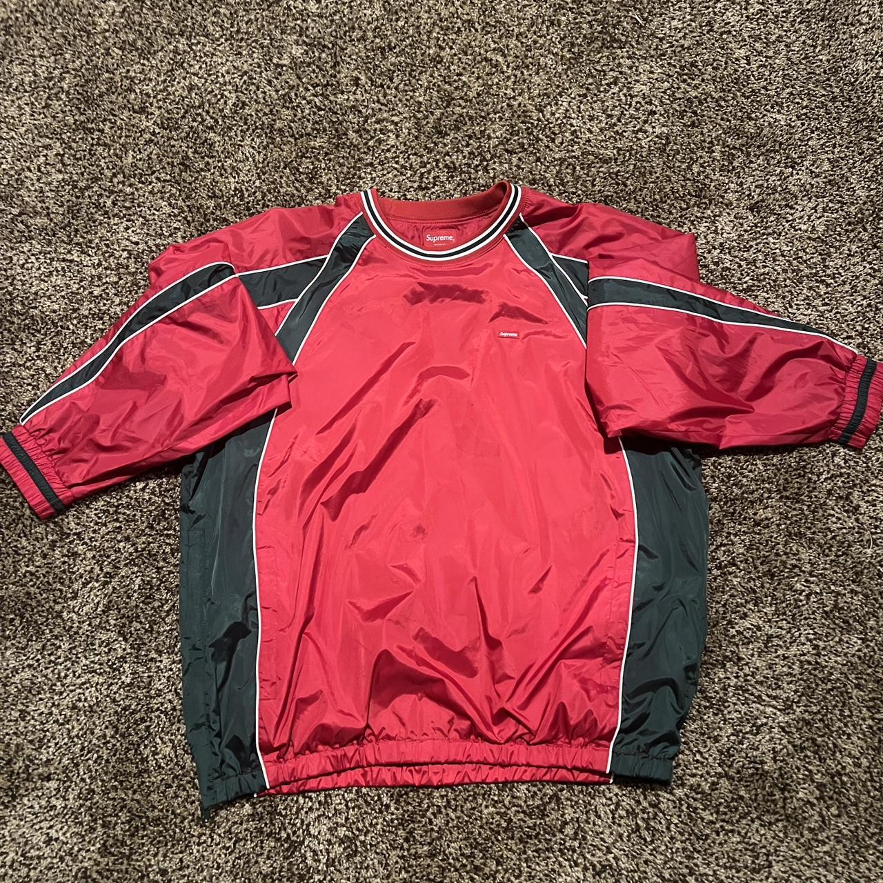 Supreme Crewneck- Windbreaker Size large Excellent... - Depop