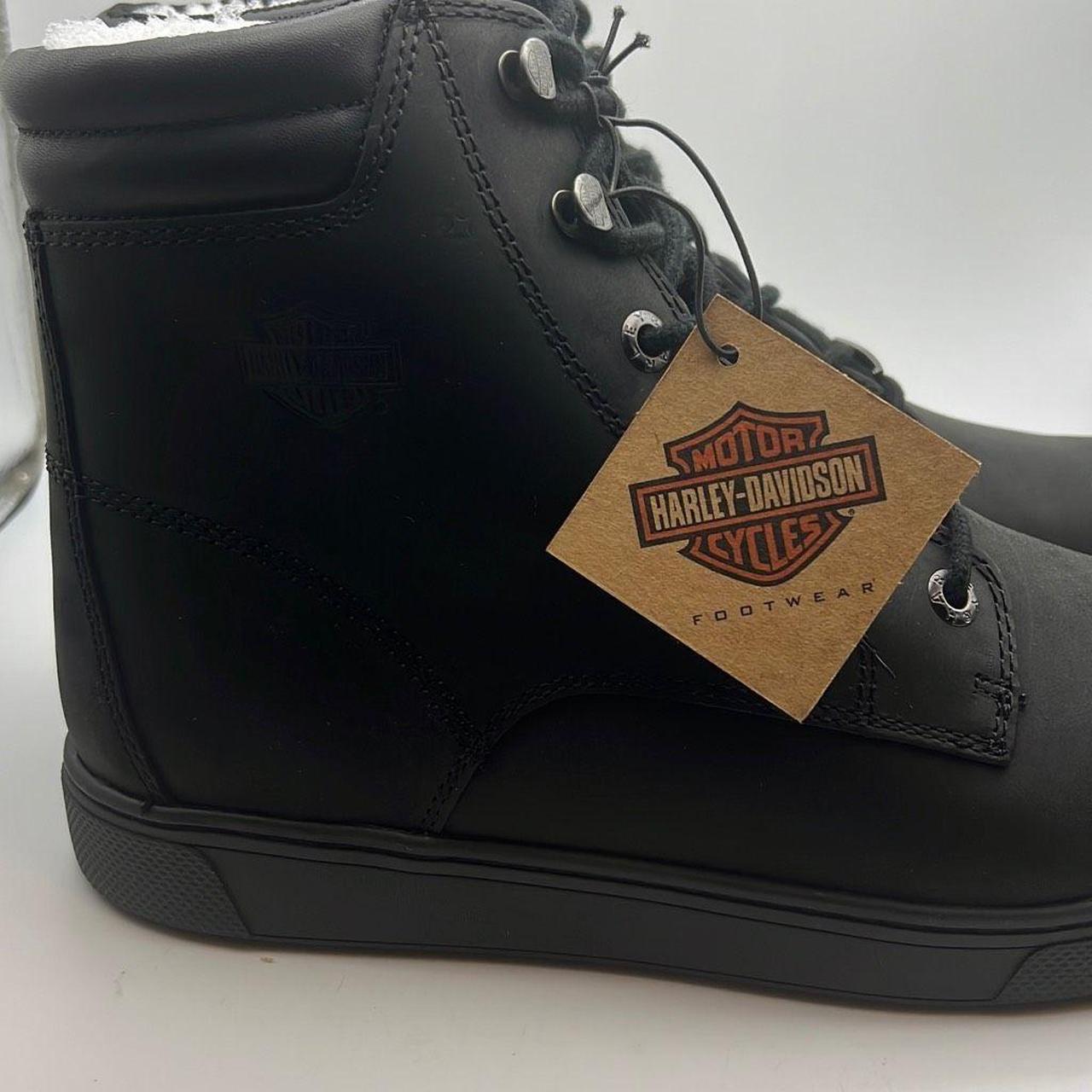 Harley-Davidson Men's Watkins Black Leather... - Depop