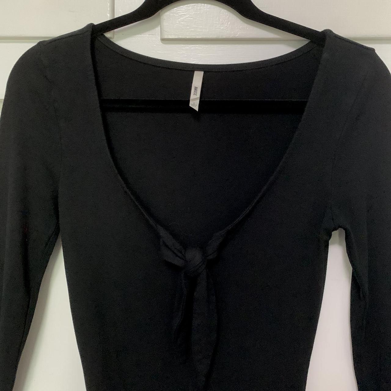 AMUSE SOCIETY Scoop Neck Bodysuit Scoop Neck with... - Depop