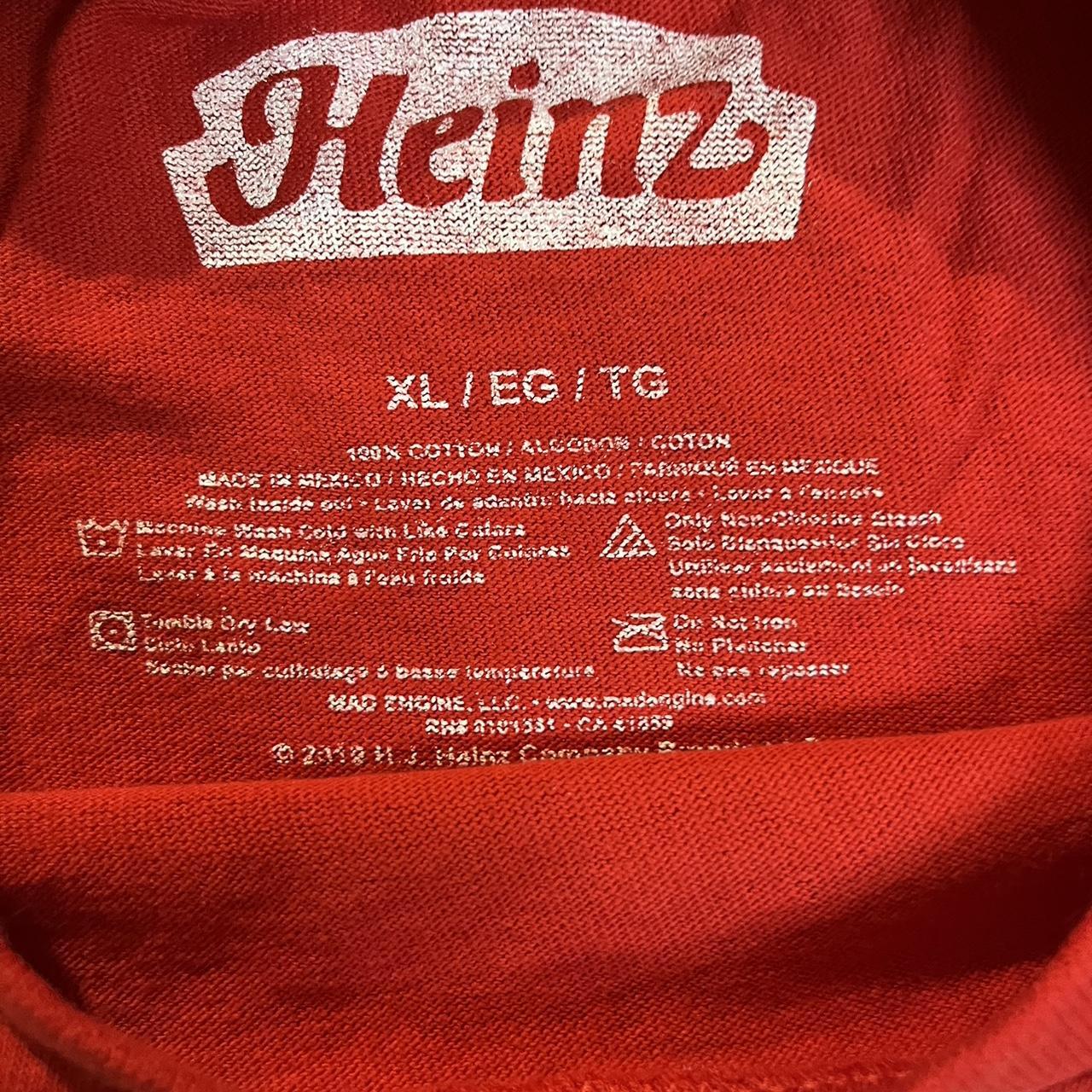 Red cotton Heinz ketchup graphic tee #ketchup Size:... | Depop
