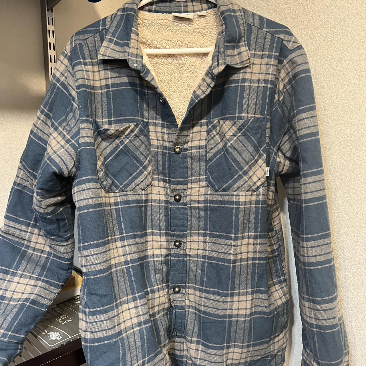 Cozy fleece lined flannel. Super cute and oversized.... - Depop
