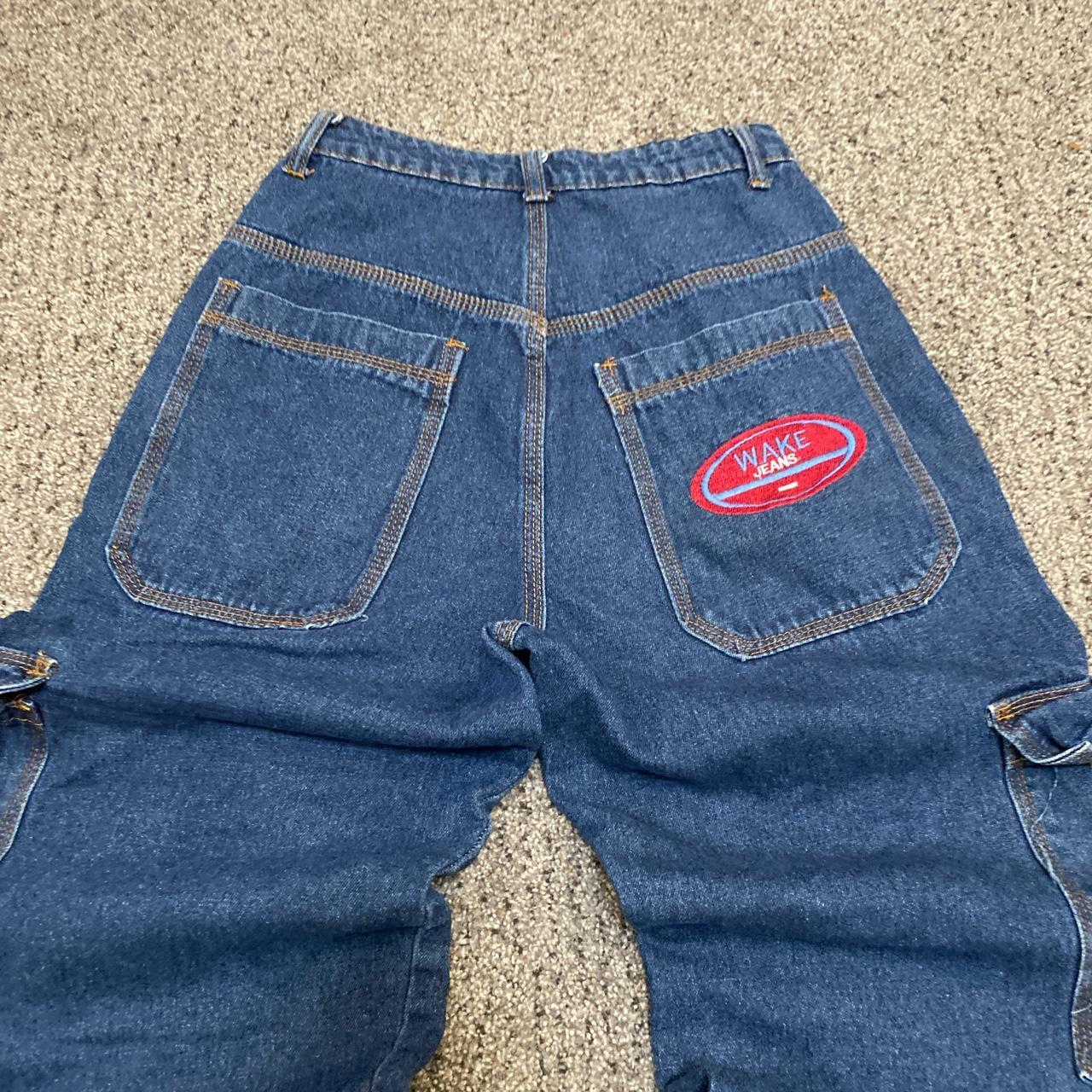 Y2K Jnco style baggy jeans// Wake jeans// Never seen... - Depop