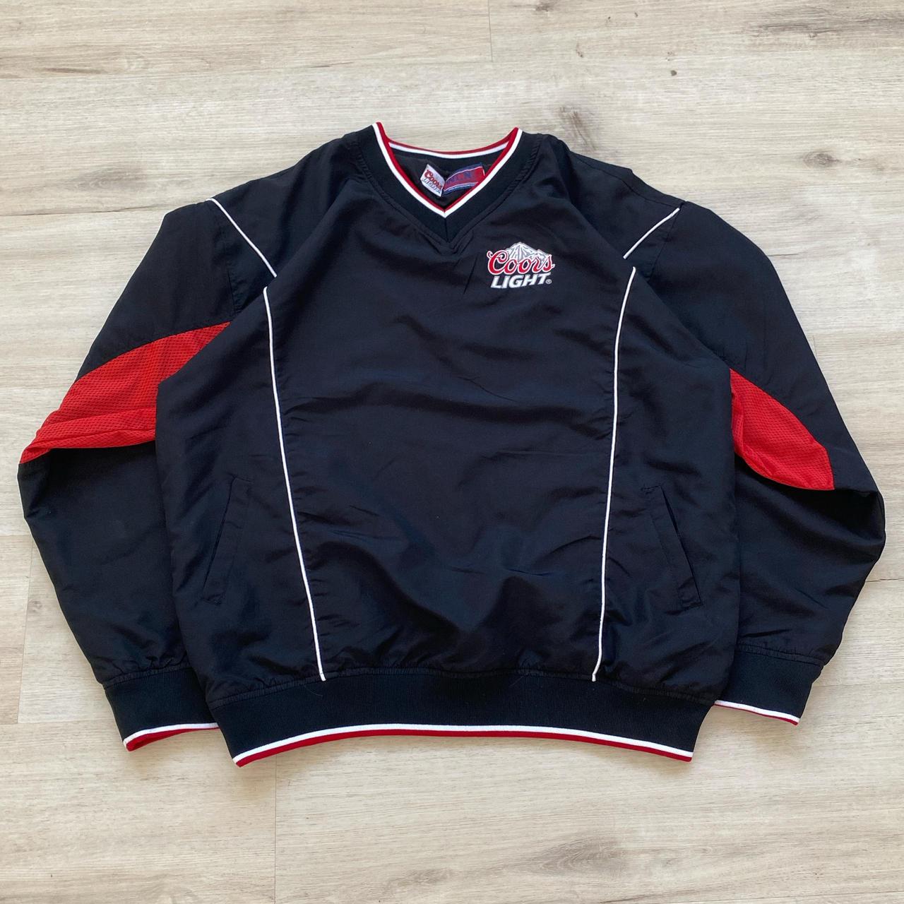 Vintage Coors Light Beer windbreaker jacket//... - Depop