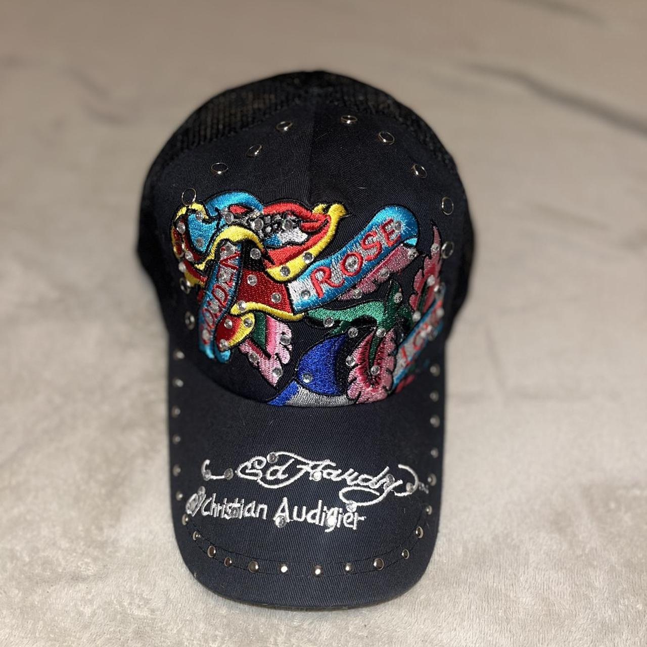 Ed Hardy Men's Multi Hat | Depop