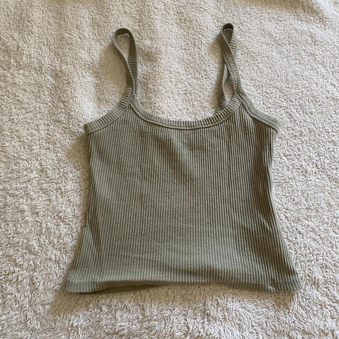 Olive Green Supre Riri Tank - Depop