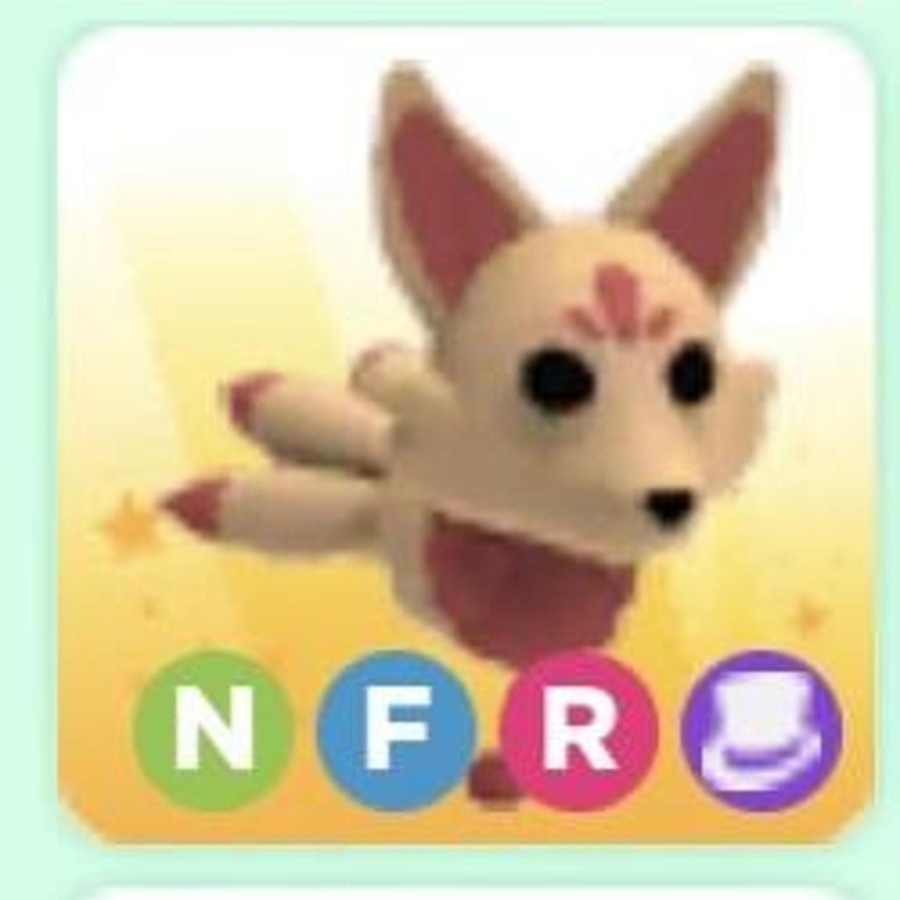 Neon Fly Ride Kitsune in adopt me. Ask for... - Depop