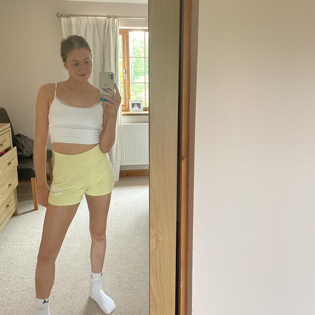 Yellow primark shorts High waisted Size... - Depop