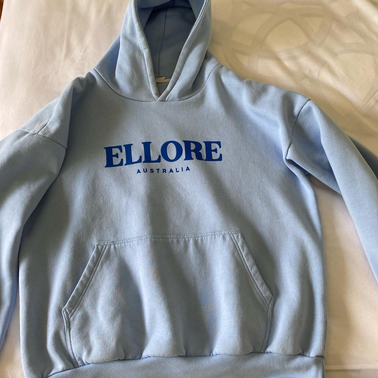 Sky blue ellore hoodie size small Sold out on... - Depop