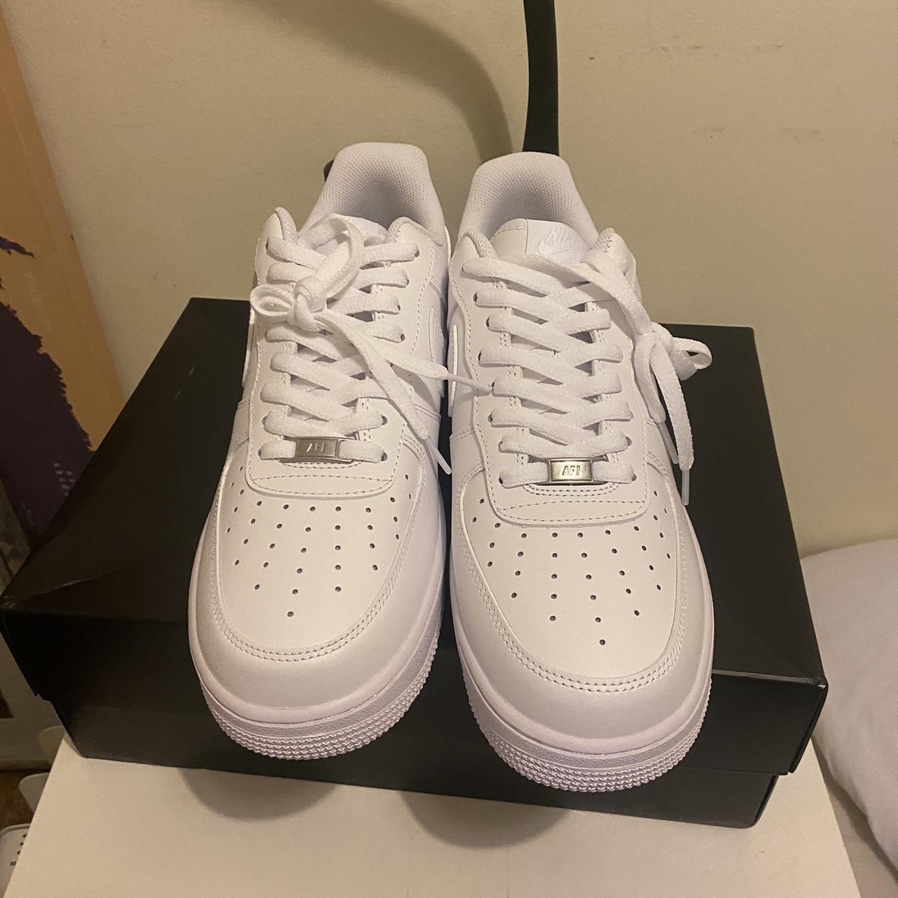 white airforces / AF1 - Depop