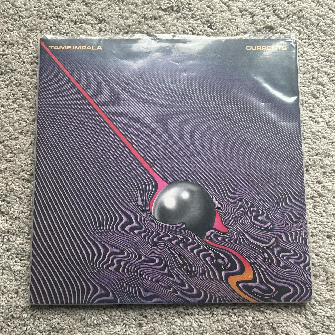Currents Tame Impala Vinyl Used once Black vinyl - Depop