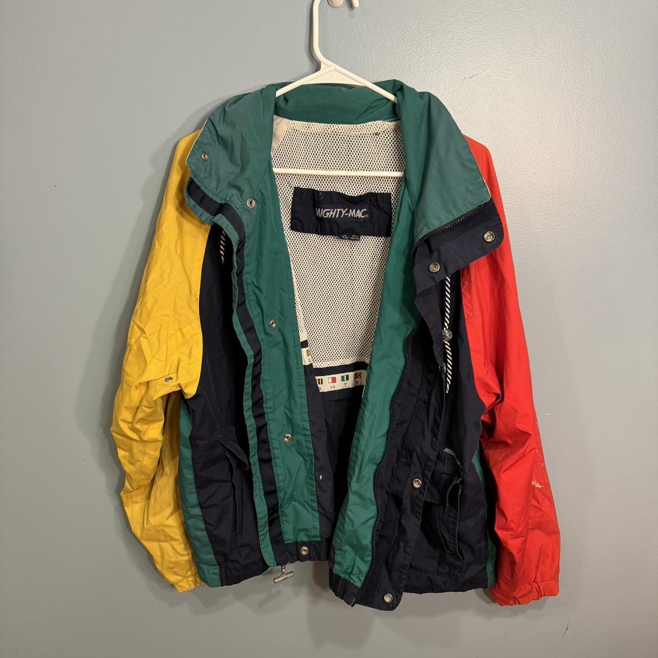 Vintage Mighty Mac Windbreaker • Has a retractable... - Depop