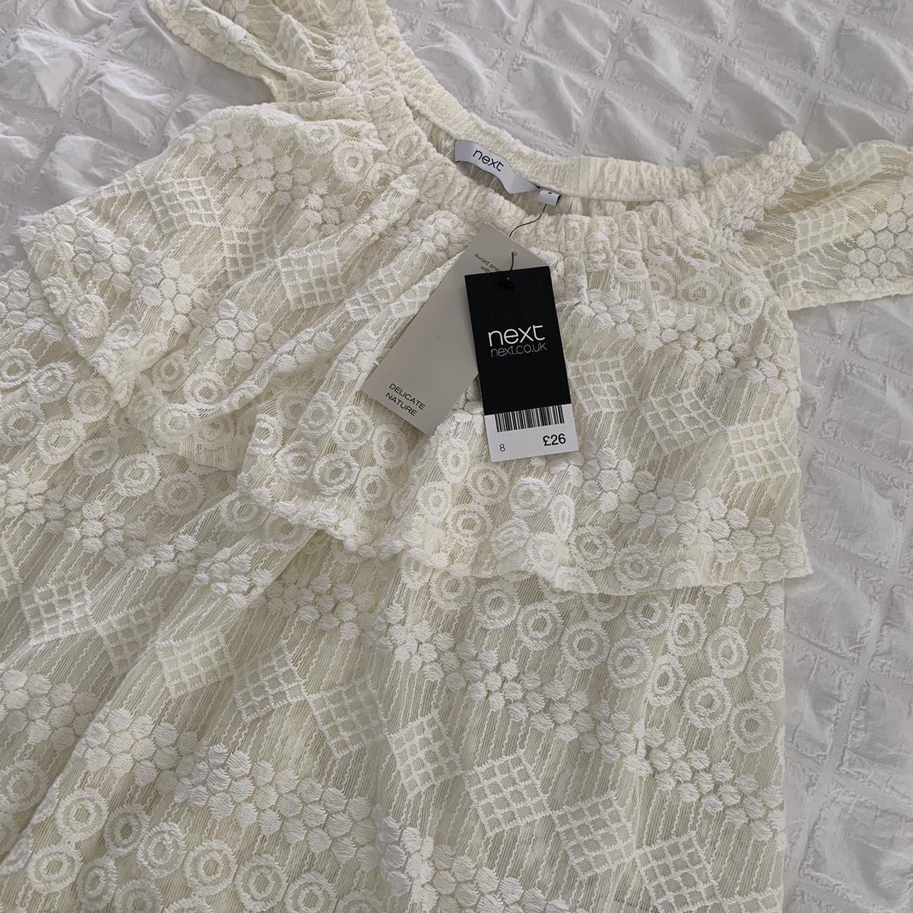 NEXT brand new lace style top Perfect to wear with... - Depop