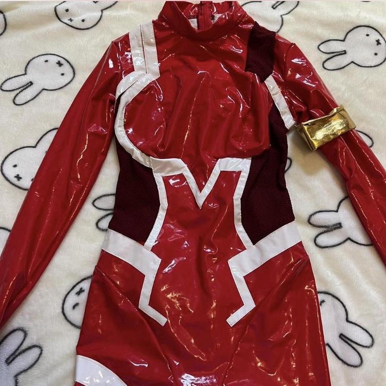 uwowo zero two cosplay latex suit only Size small... - Depop