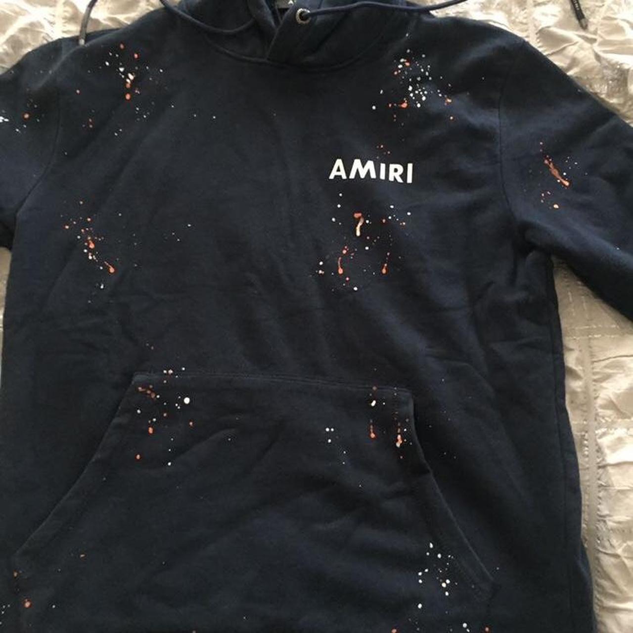 Perfect condition Amiri paint splatter... - Depop