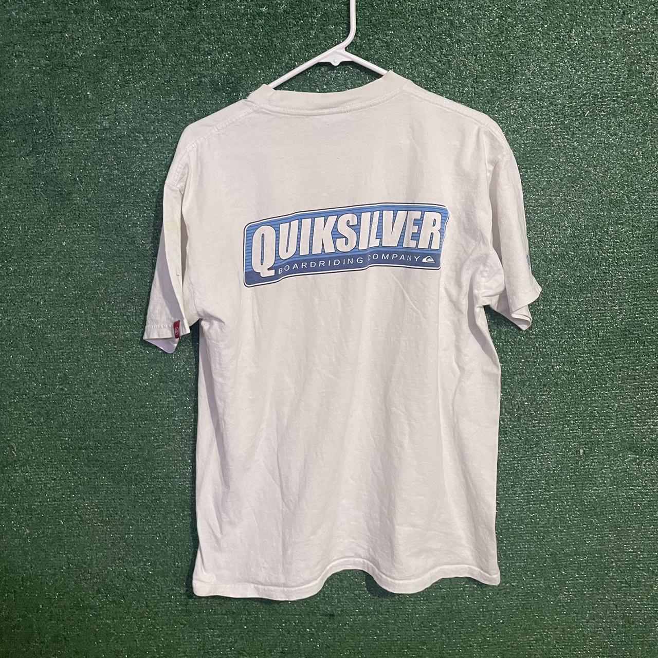 Early 2000s quicksilver logo tee Needs... - Depop