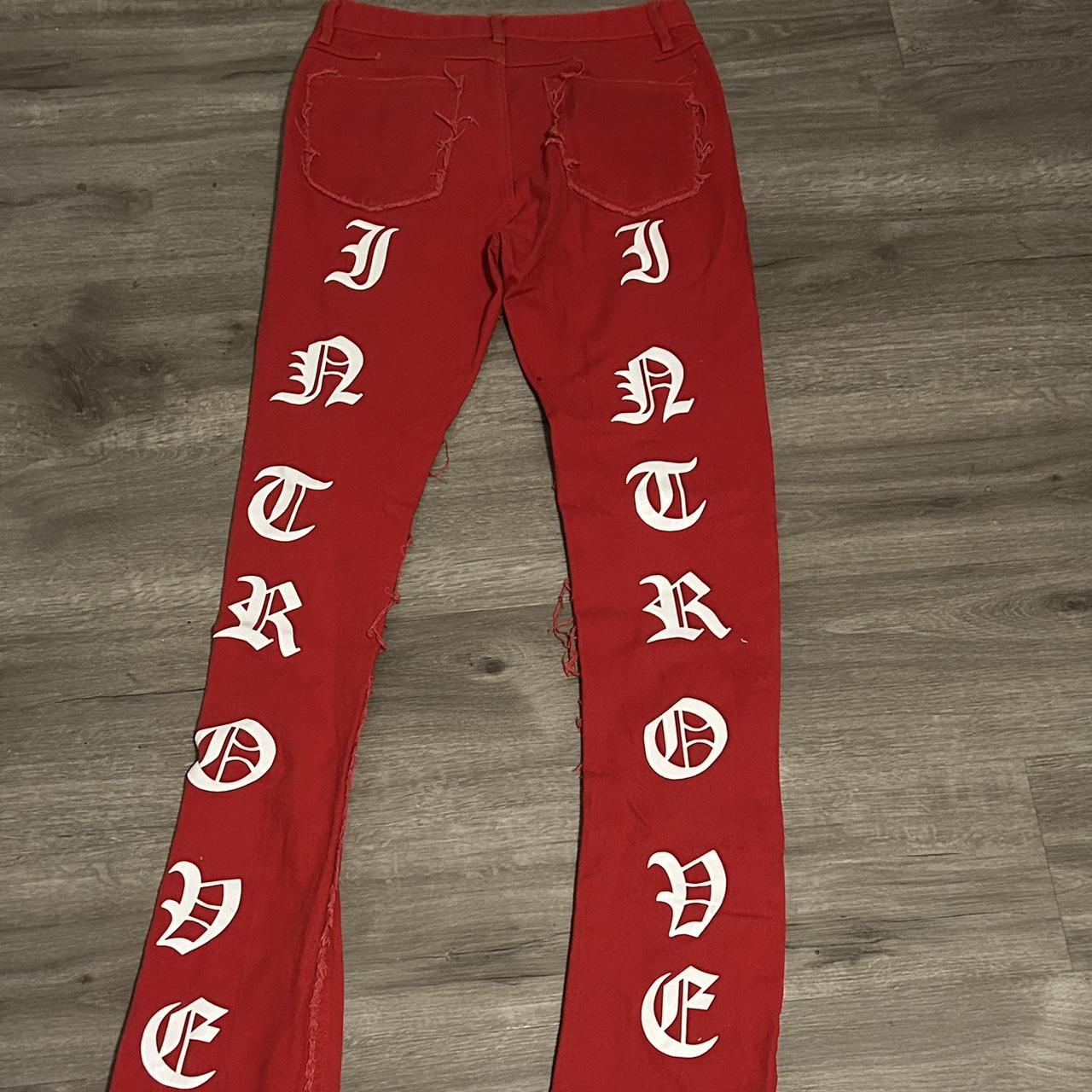 introvert studios stacked jeans sz 30 excellent... - Depop