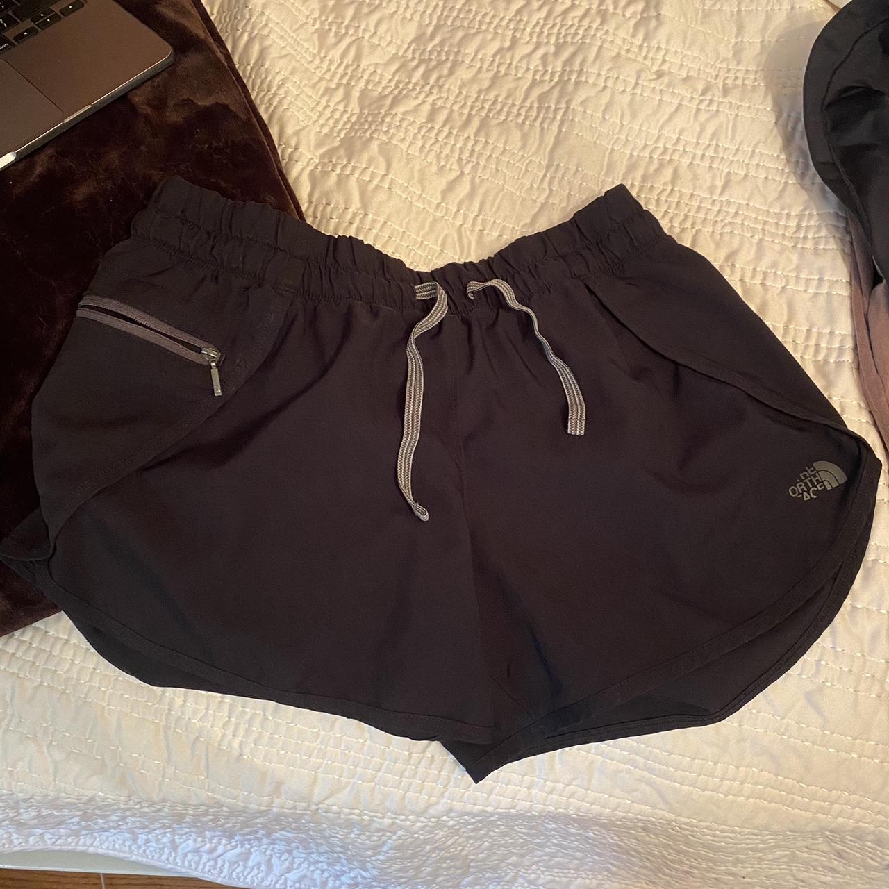 North face shorts. Size med. logo a bit faded.... - Depop