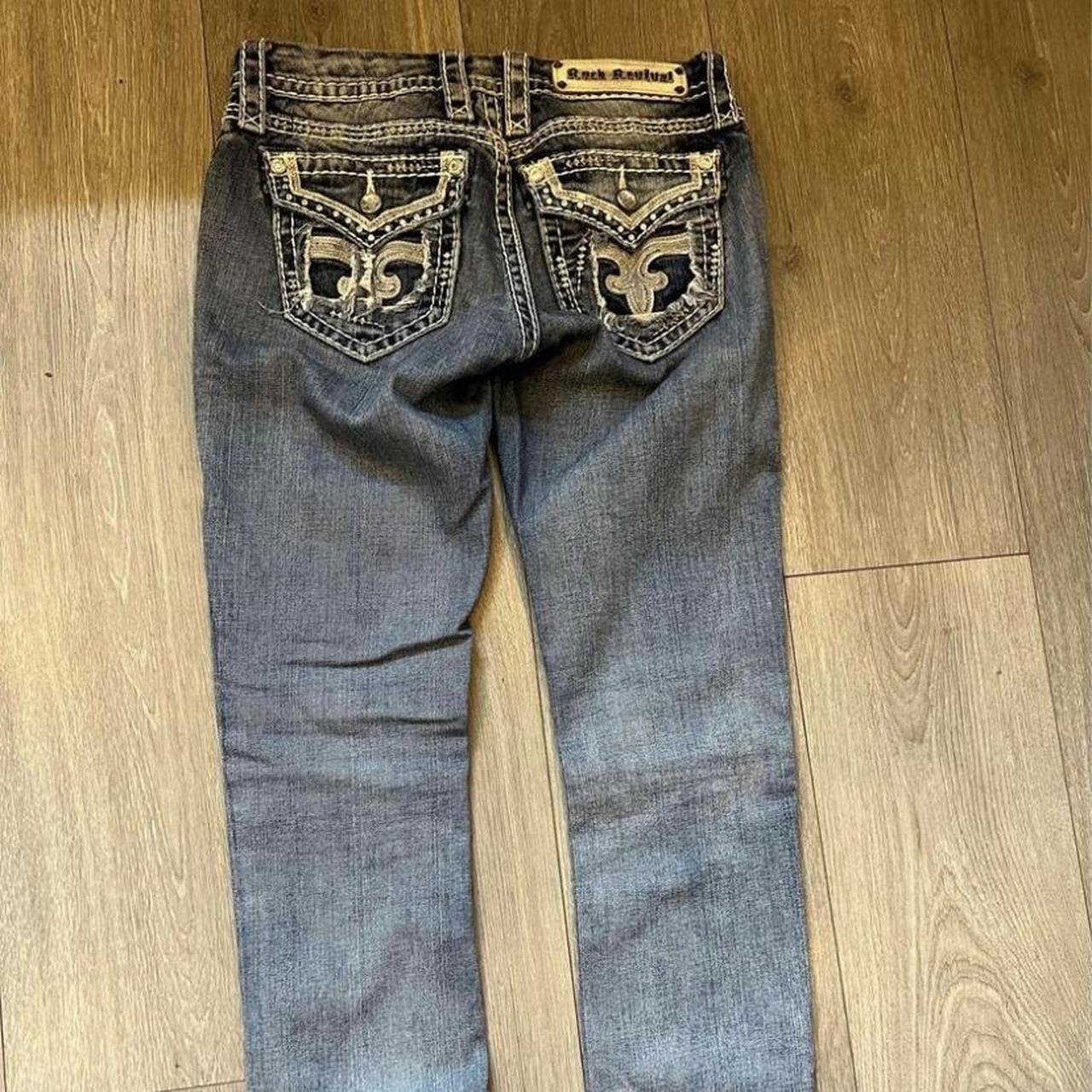 rock revival low rise bootcut size 2 (26) miss me... | Depop