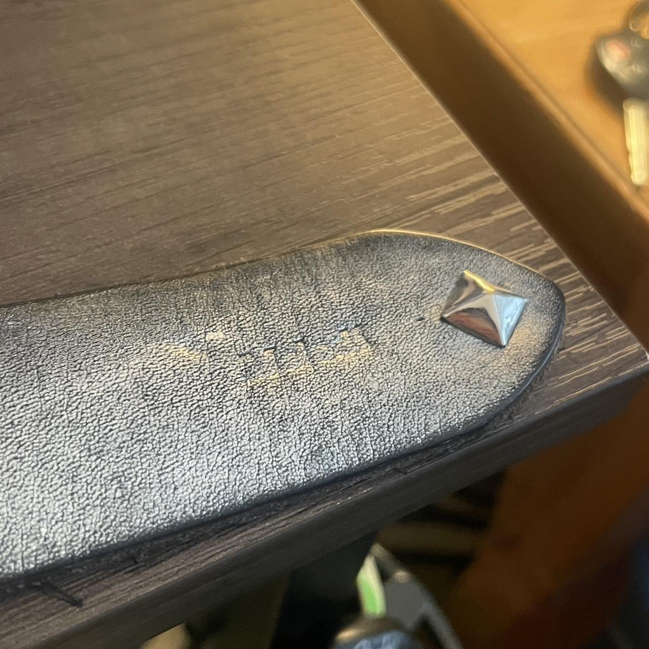 De buckled chrome ec melodi belt S/M ≈39” strap... | Depop