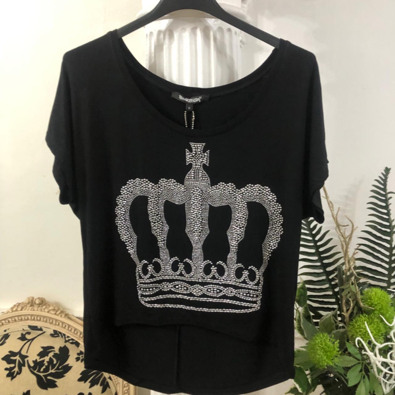 Punkyfish studded crown top - Depop