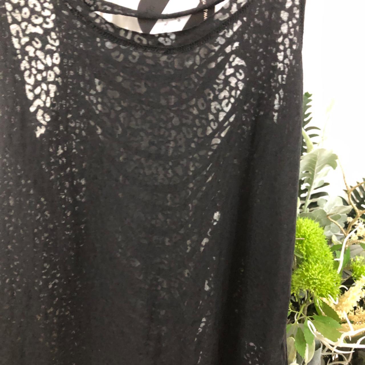 Punkyfish lightweight front and back slashed top. - Depop