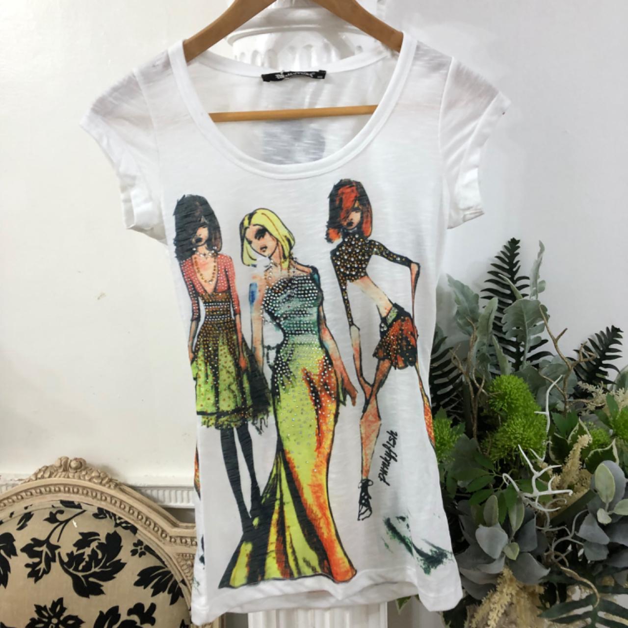 Punkyfish party girl embellished stud and Rhine... - Depop