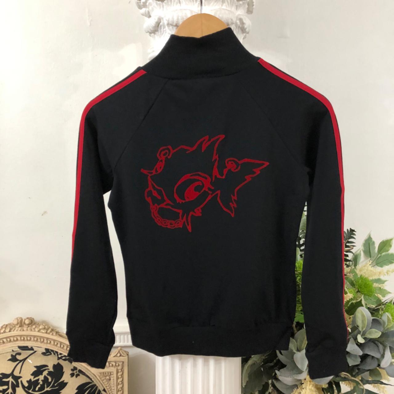 Punkyfish fitted stretch material 2 stripe contrast ... - Depop